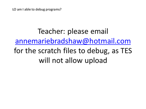 debugging scratch | Teaching Resources debugging scratch | Teaching Resources