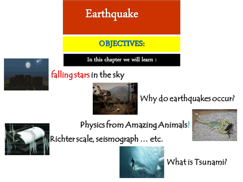 Waves – Seismic Waves; (Earthquake etc...) – Lesson Presentation PPT ...