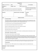 Monologue Writing Lesson Plan | Teaching Resources