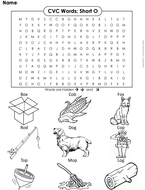 CVC Words: Short O Word Search | Teaching Resources