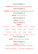 KS2: Time - Problem Solving | Teaching Resources