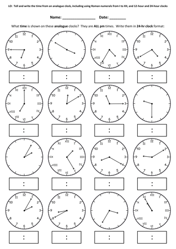 KS2: Time - Worksheets, Games and Mini-Assessments | Teaching Resources