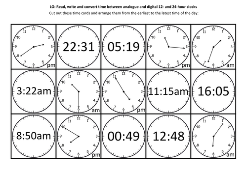 KS2: Time - Worksheets, Games and Mini-Assessments | Teaching Resources