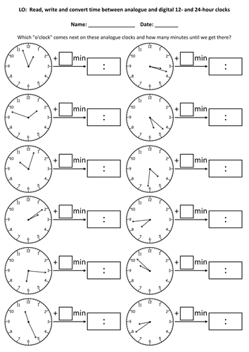 KS2: Time - Worksheets, Games and Mini-Assessments | Teaching Resources