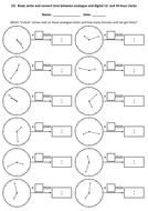 KS2: Time - Worksheets, Games and Mini-Assessments | Teaching Resources