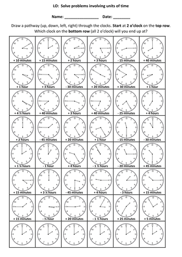 KS2: Time - Worksheets, Games and Mini-Assessments | Teaching Resources