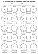 KS2: Time - Worksheets, Games and Mini-Assessments | Teaching Resources