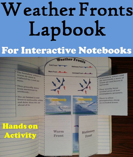 Weather Fronts Lapbook | Teaching Resources