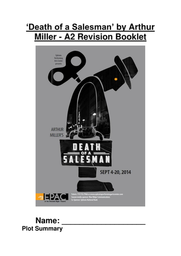 A2 'Death of a Salesman' Revision Booklet | Teaching Resources