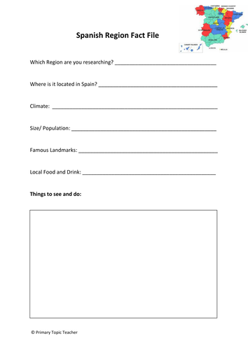 Introducing Spain: Spain Geography Topic Lesson KS2 | Teaching Resources