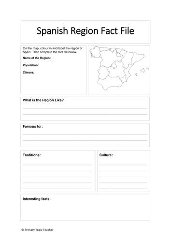 Introducing Spain: Spain Geography Topic Lesson KS2 | Teaching Resources