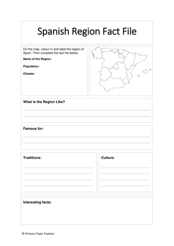 Introducing Spain: Spain Geography Topic Lesson KS2 | Teaching Resources