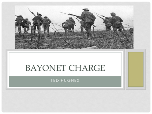 Ted Hughes - Bayonet Charge | Teaching Resources