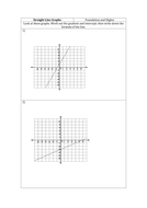 GCSE Maths - 20 Questions with Answers - Straight Line Graphs ...