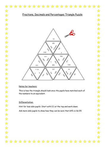 Fractions, Decimals and Percentages Reasoning Task | Teaching Resources Fractions, Decimals and Percentages Reasoning Task | Teaching Resources