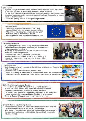 NEW AQA A LEVEL Global systems and governance- International trade-2 ...