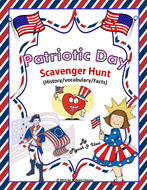 Patriotic Day Scavenger Hunt - An Activity on American Revolution ...