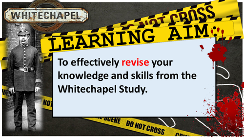 Lesson 11: Edexcel GCSE History 1-9 - Whitechapel Study Jack the Ripper ...