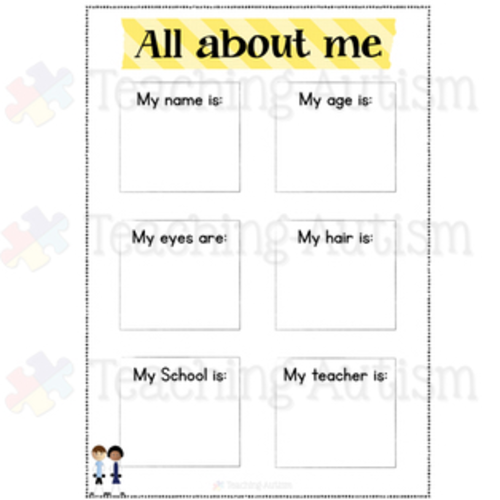 Autism Morning Work Book | Teaching Resources