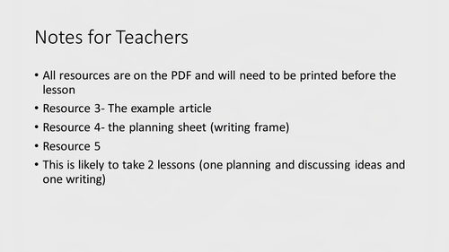 FA Writing Challenge, football inspired newspaper article writing ...