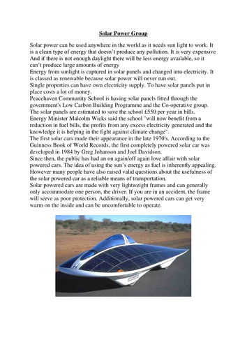 Managing Resources: Lesson 2 Renewable & Non-Renewable Resources Key Stage 3 | Teaching Resources