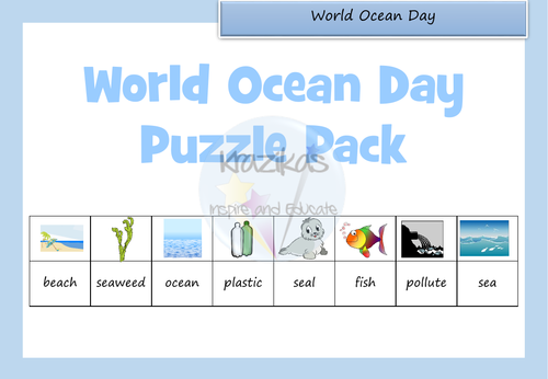 World Ocean Day Puzzle Pack | Teaching Resources