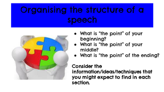 Speech Writing - for 9-1 Spoken Language Endorsement/Language P1 & P2 ...
