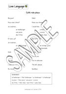 Café role plays in French | Teaching Resources