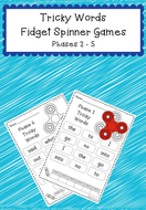 Phonics Tricky Word Fidget Spinner Games | Teaching Resources