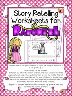 Rapunzel - Fairy Tale Retelling Worksheets | Teaching Resources