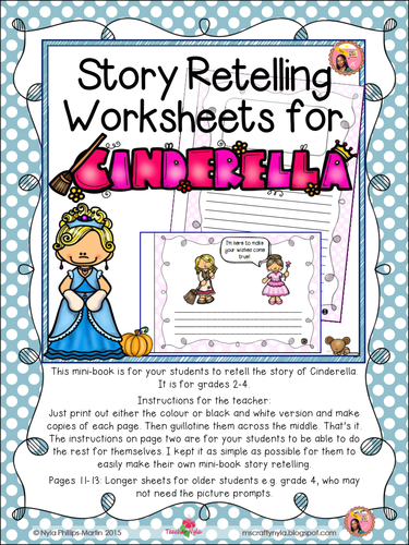Cinderella - Fairy Tale Retelling Worksheets | Teaching Resources