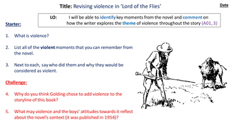 Violence in 'Lord of the Flies' | Teaching Resources