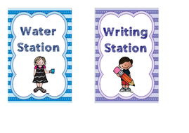 TOLSBY FRAME LABELS (Classroom Stations and Group Numbers) | Teaching ...