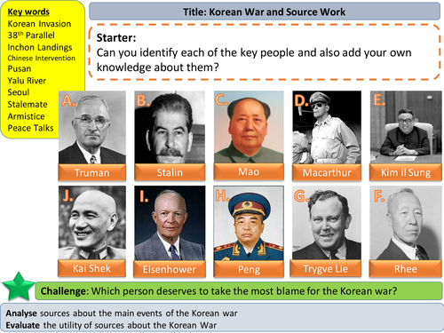 Conflict and Tension: What can we learn about the Korean War from ...