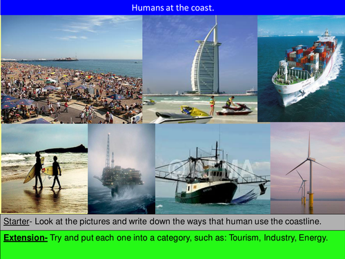 Human use of the coast. | Teaching Resources