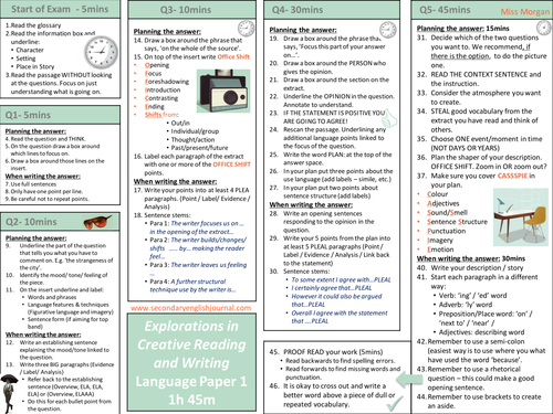 AQA GCSE English Language Exam Revision Booklet and Practice Papers ...