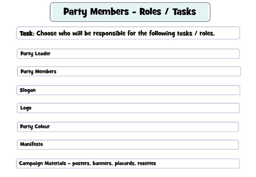 Mock Election Pack | Teaching Resources