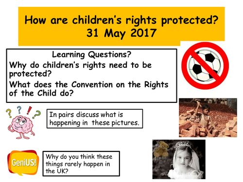 The Rights of Children | Teaching Resources