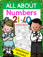 All About Numbers 21-40 + Assessment | Teaching Resources
