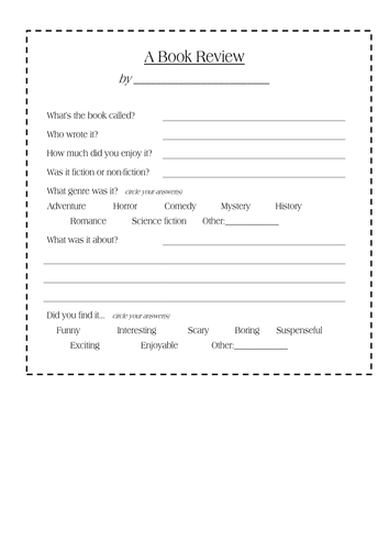 Book review | Teaching Resources