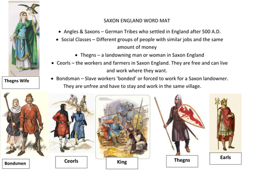 Introduction to Saxon England | Teaching Resources