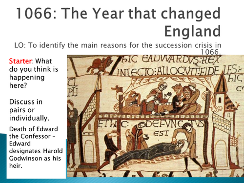 Contenders to the Throne 1066 | Teaching Resources