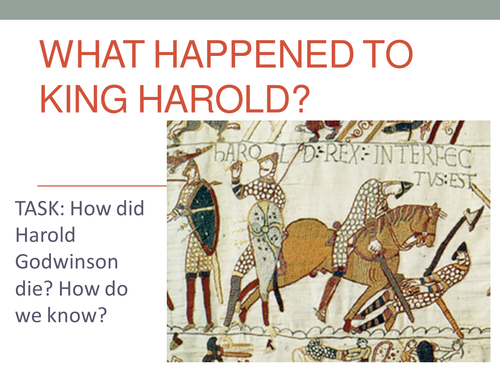 Harold's Death Interpretations | Teaching Resources