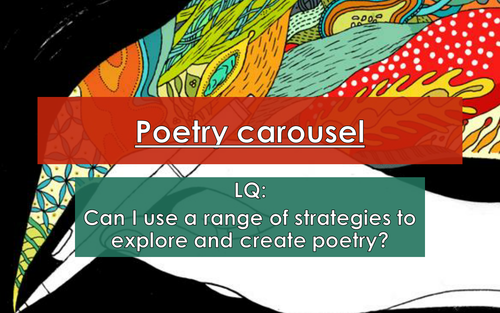Poetry carousel | Teaching Resources