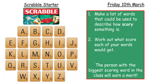 Scrabble Starter | Teaching Resources