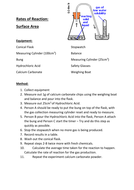 Rates of Reaction Practical Instructions and Tables | Teaching Resources