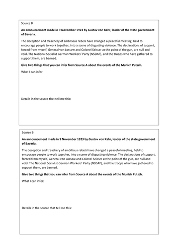 Weimar and Nazi Germany: 2.2 Munich Putsch and the lean years ...