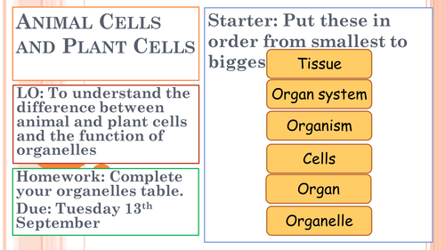 AQA Trilogy Science (9-1) Biology 1 - Cell Biology Lessons | Teaching ...