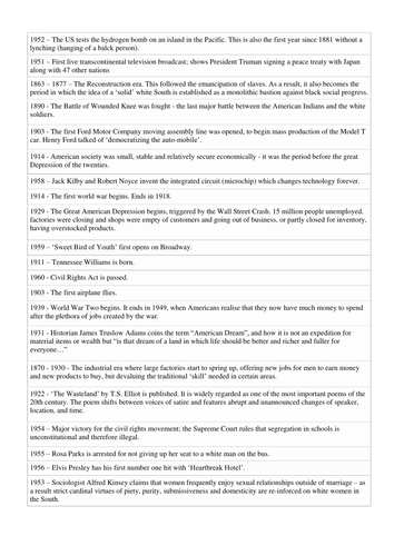 Tennessee Williams' 'Sweet Bird of Youth' - context lesson | Teaching ...