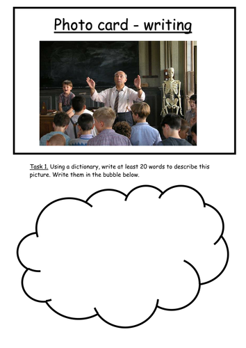 French Les Choristes photo card | Teaching Resources